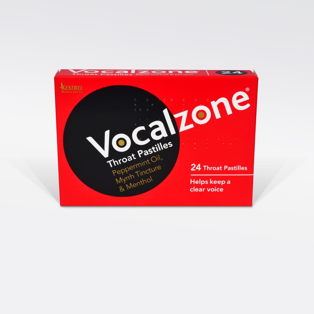 Vocalzone Throat Pastilles - Vocalzone