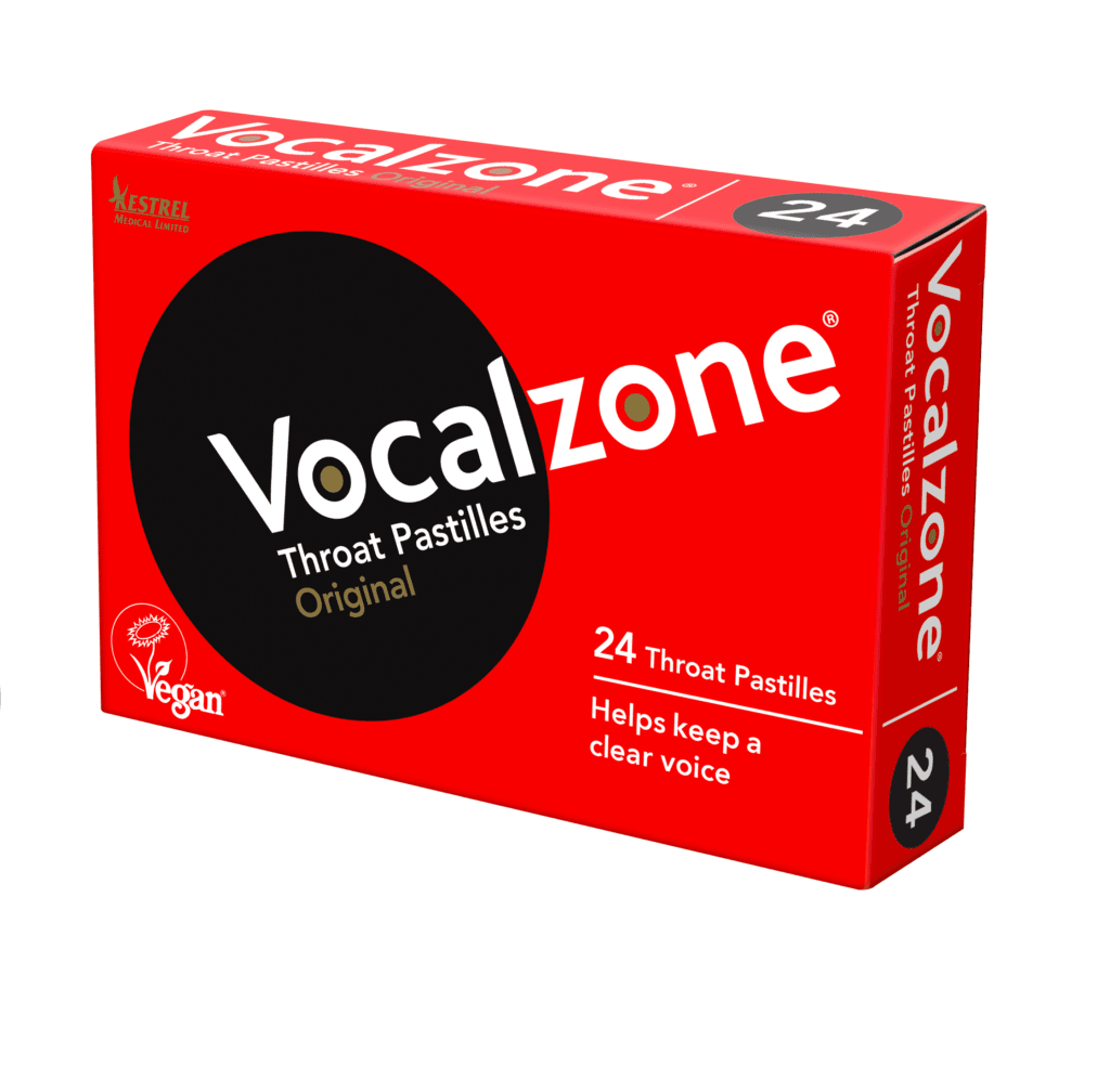 Vocalzone Throat Pastilles - Original - Vocalzone