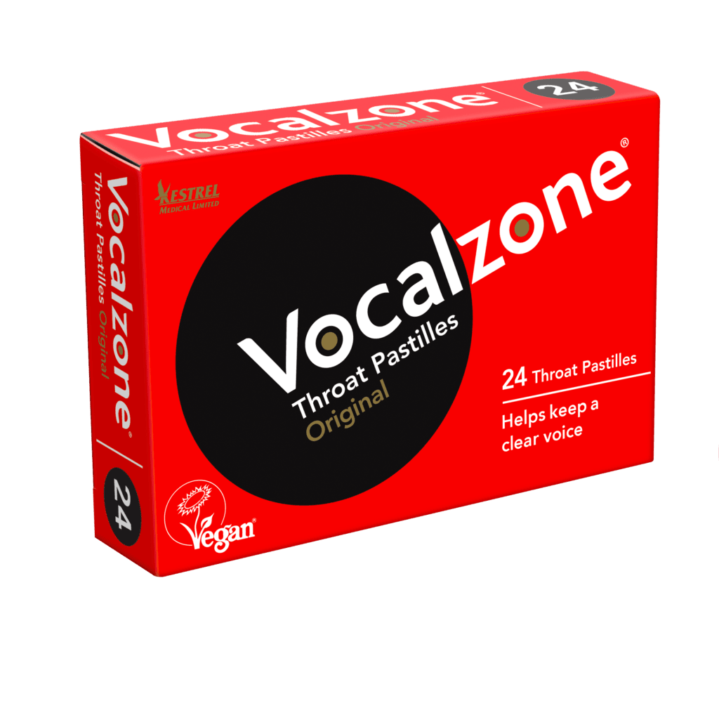 Vocalzone Throat Pastilles - Original - Vocalzone